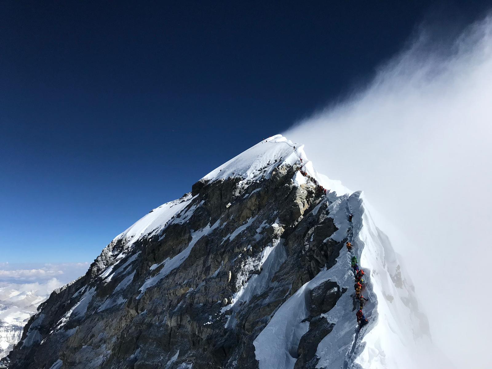 Everest 2019 queue - Chase Expeditions — Chase Expeditions